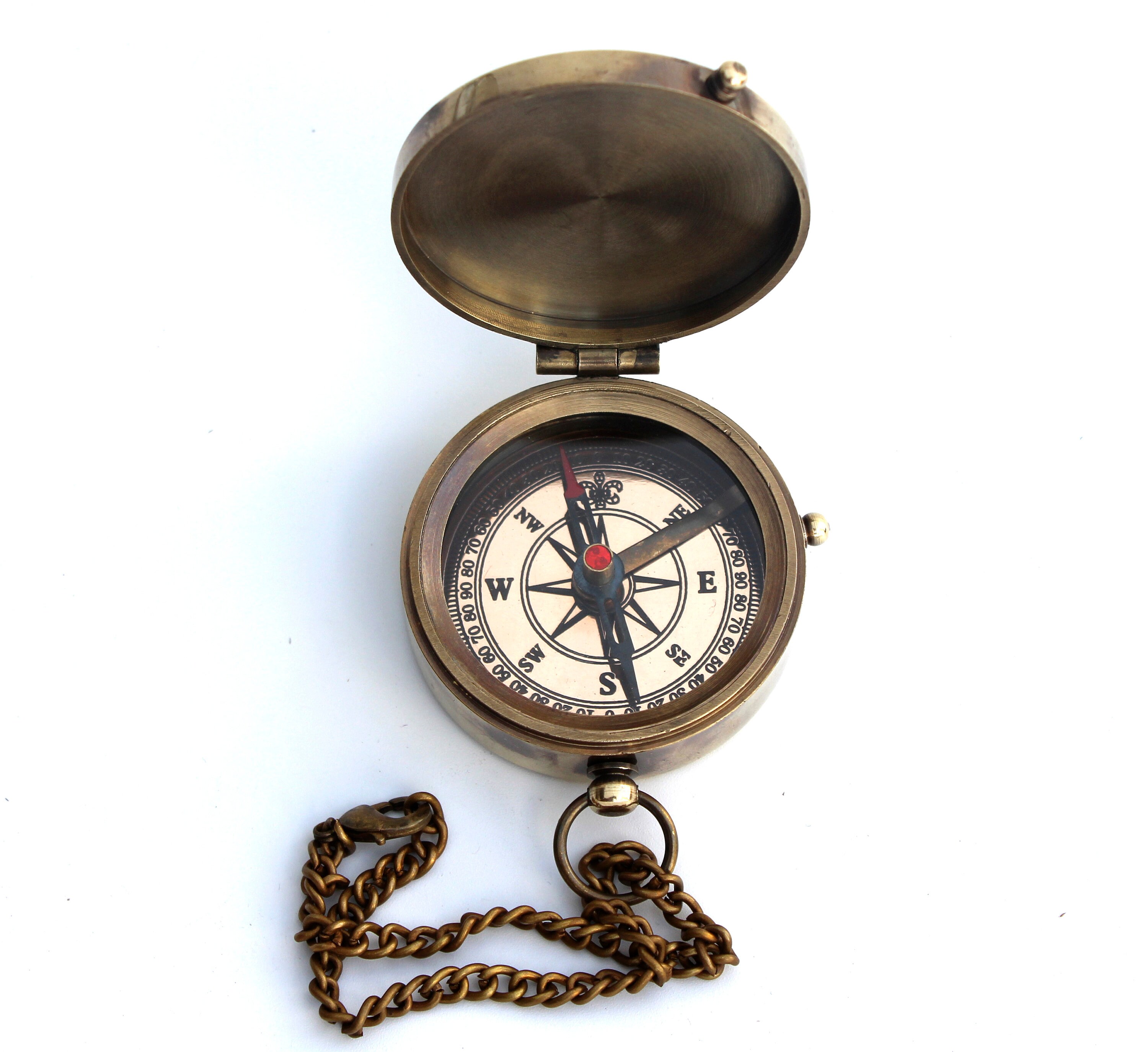 To My Son Antiquelook Engraved Brass Replica of Vintage Camping Compass ...