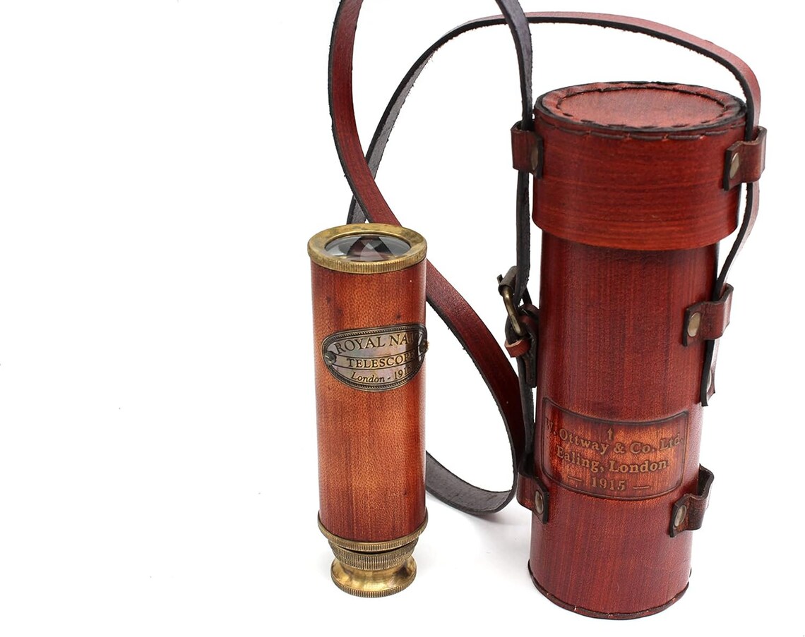 Replica of Vintage Pirate Brass Antiquelook Telescope\spyglass ...