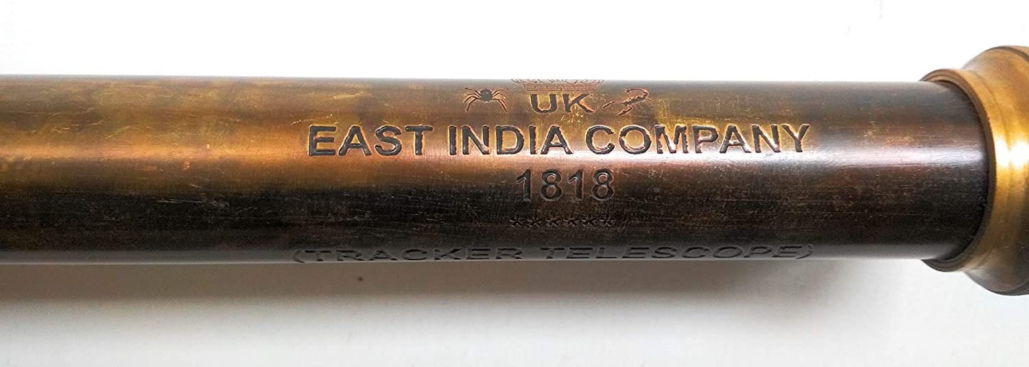 Antique Look Brass Telescope East India Company 1818 Tracker Spyglass ...
