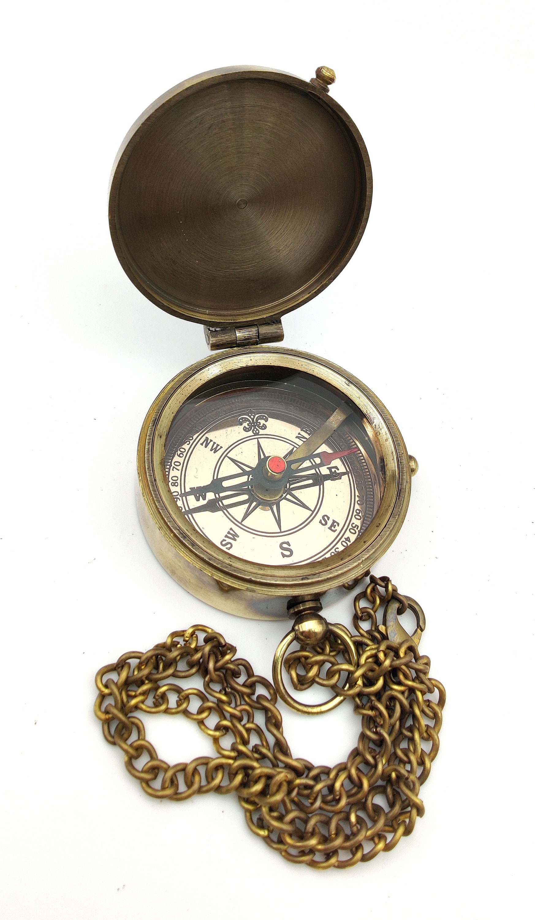 Replica of Vintage Be Strong and Courageous Engraved Brass Antiquelook ...