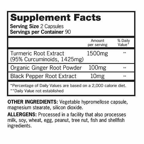 Qunol Turmeric 1,500 Mg. 220 Capsules EXP 02/27 - Etsy