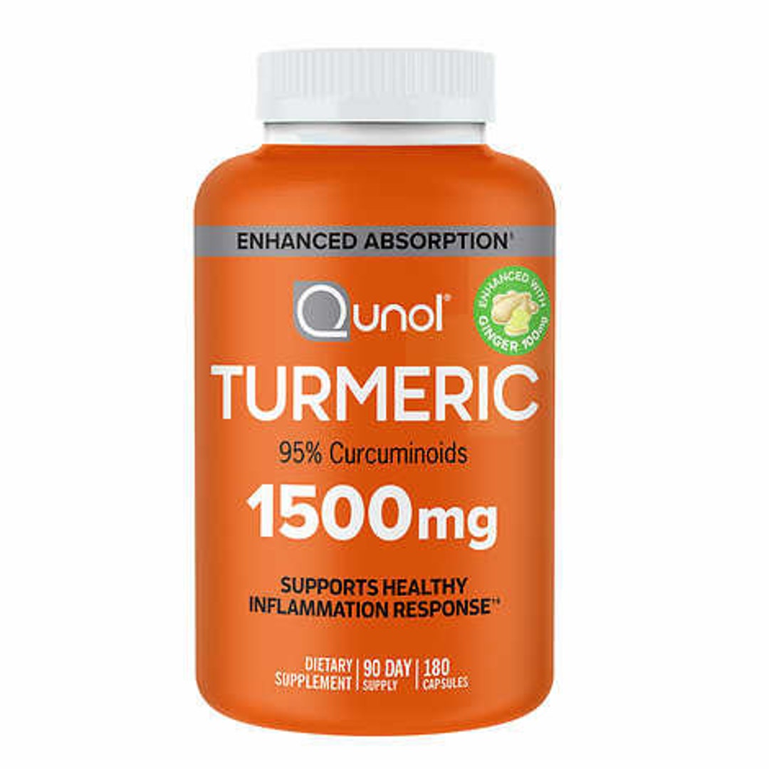 Qunol Turmeric 1,500 Mg. 220 Capsules EXP 02/27 - Etsy