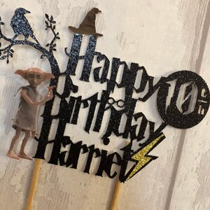 Personalised Harry Potter Dobby Cake Topper - Etsy UK