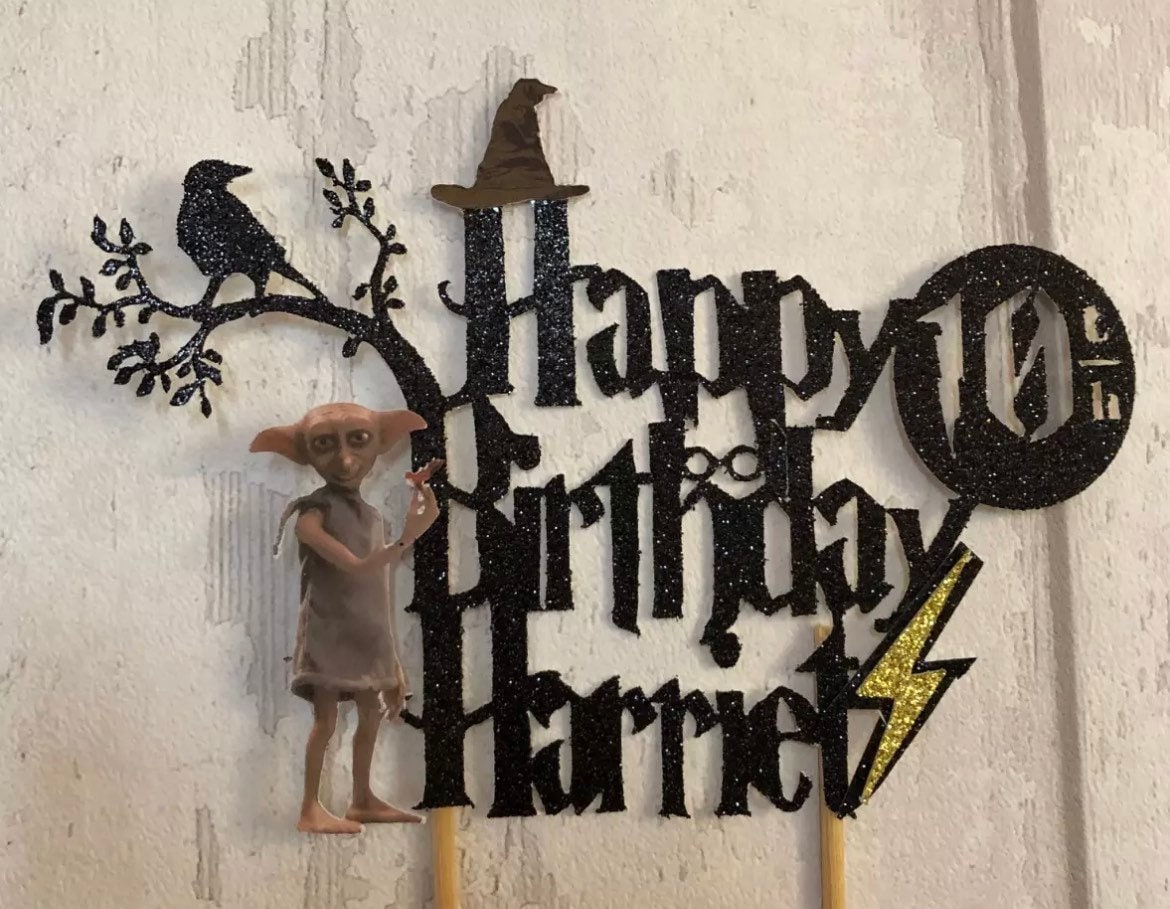 Personalised Harry Potter Dobby Cake Topper - Etsy