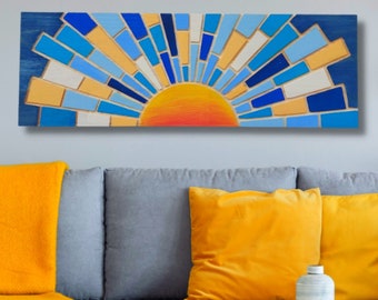 Wooden Sun Headboard - Etsy