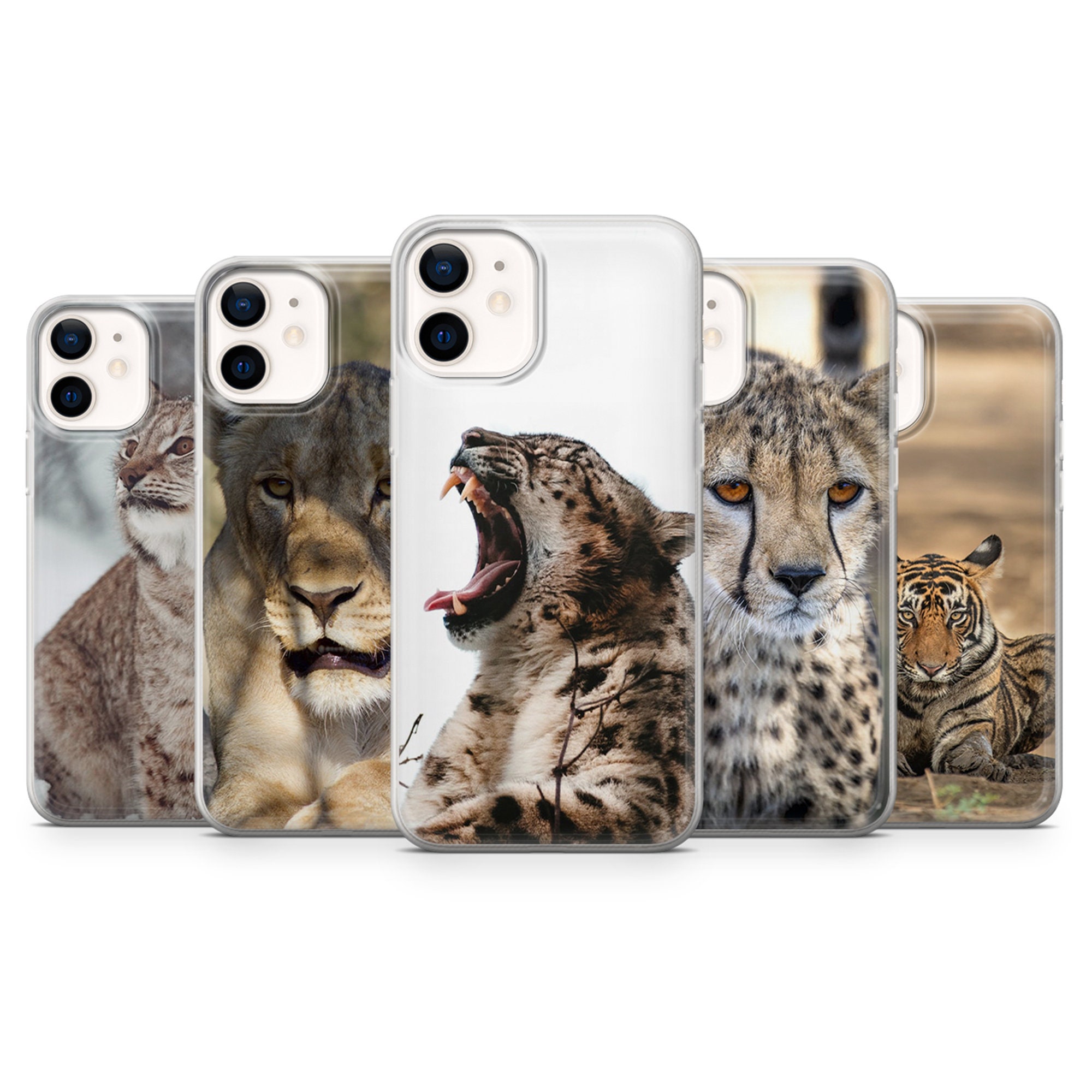 Cute Wild Cats Tiger Phone Case Fit for Iphone 14 13 Pro 12 - Etsy UK