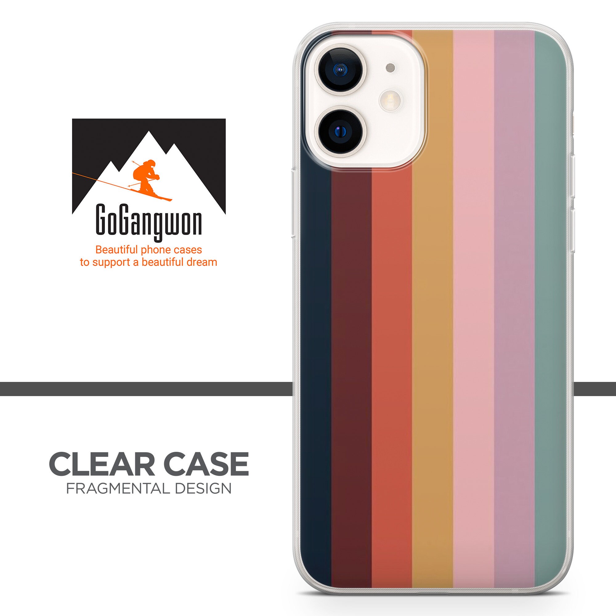 Aesthetic Vertical Stripes Phone Case for Iphone 14 13 Pro - Etsy Canada