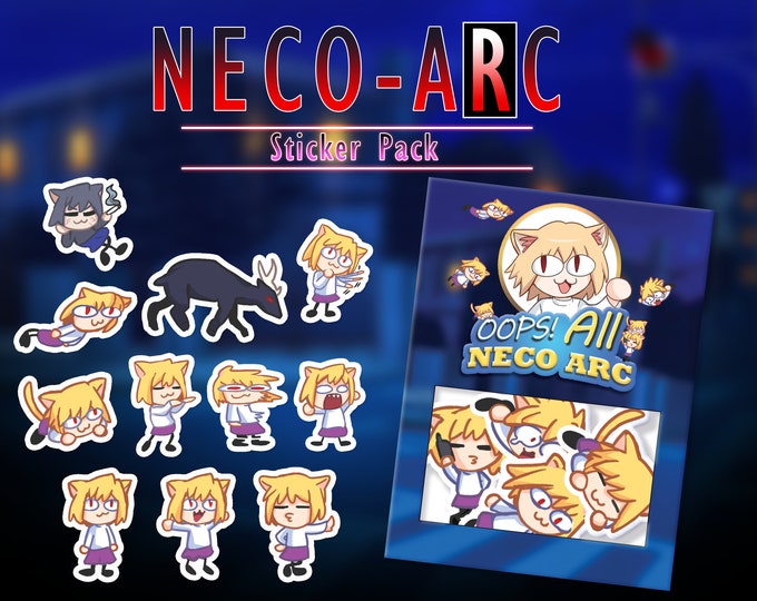 NECO-ARC Sticker Pack 15 Mini 1.5 Stickers Melty Blood/tsukihime ...