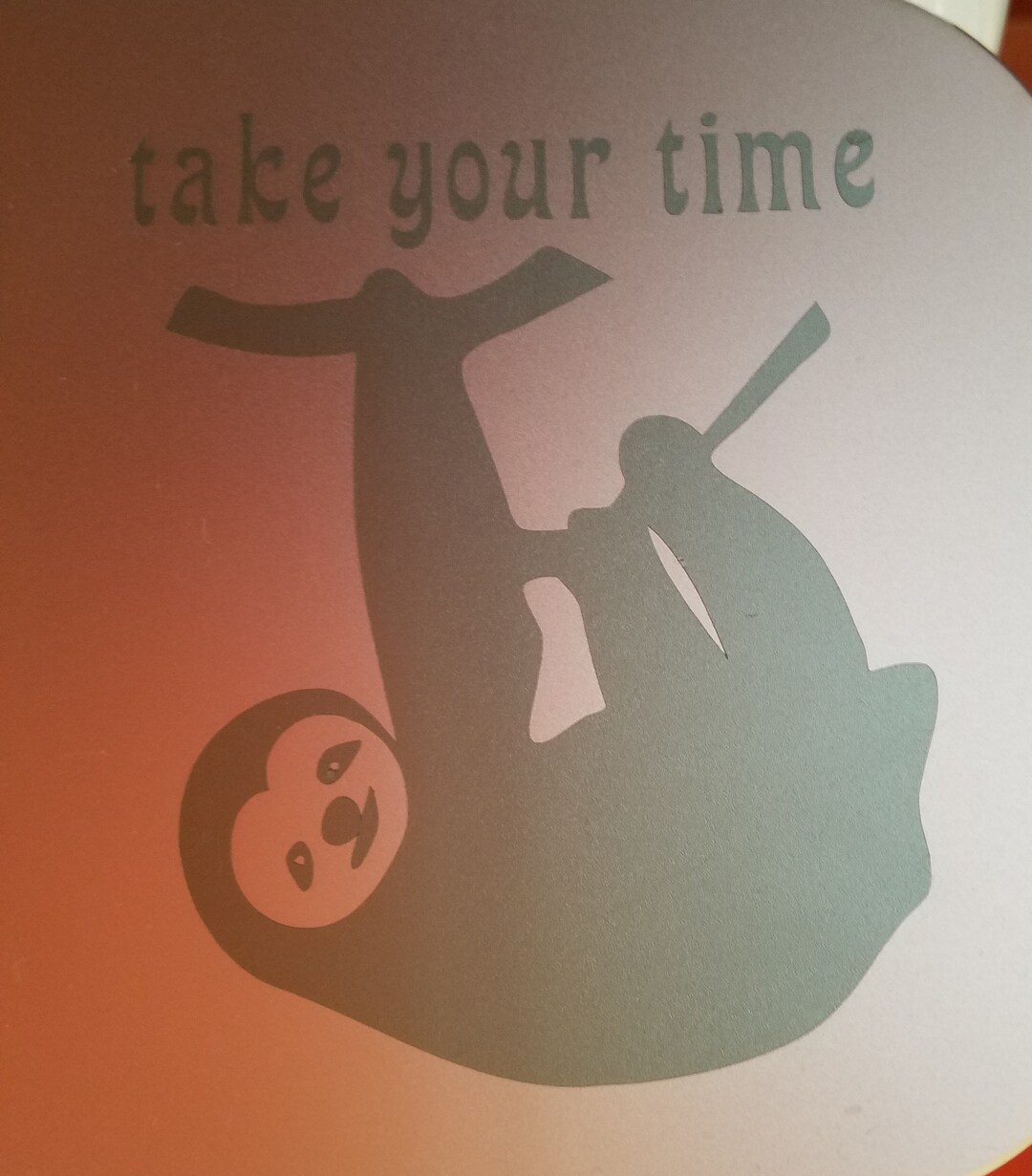 Sloth Vinyl Decal - Etsy