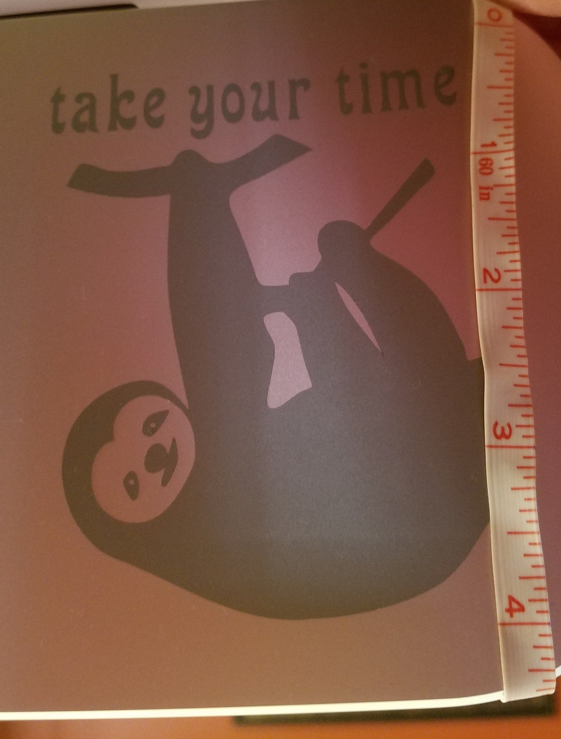 Sloth Vinyl Decal - Etsy