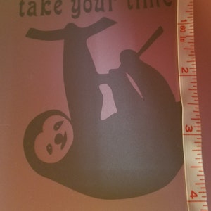 Sloth Vinyl Decal - Etsy