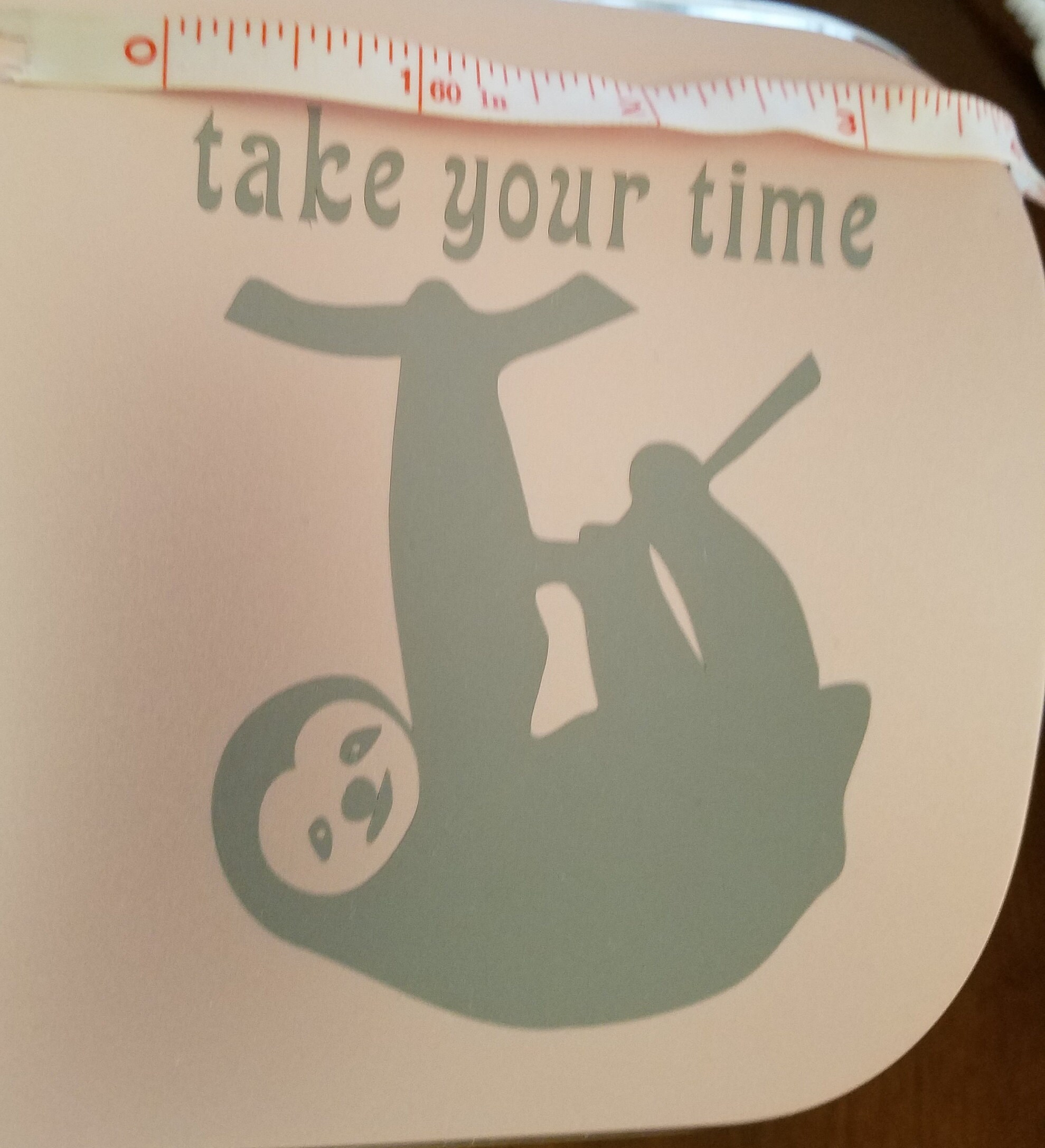 Sloth Vinyl Decal - Etsy