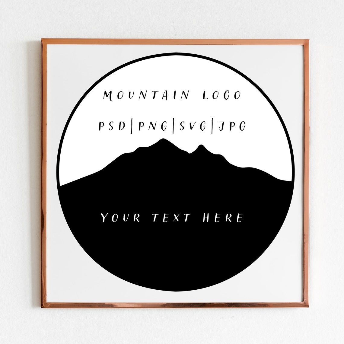 Photography Watermark | Mountain Logo PNG | PSD | SVG | Jpg | Editable ...