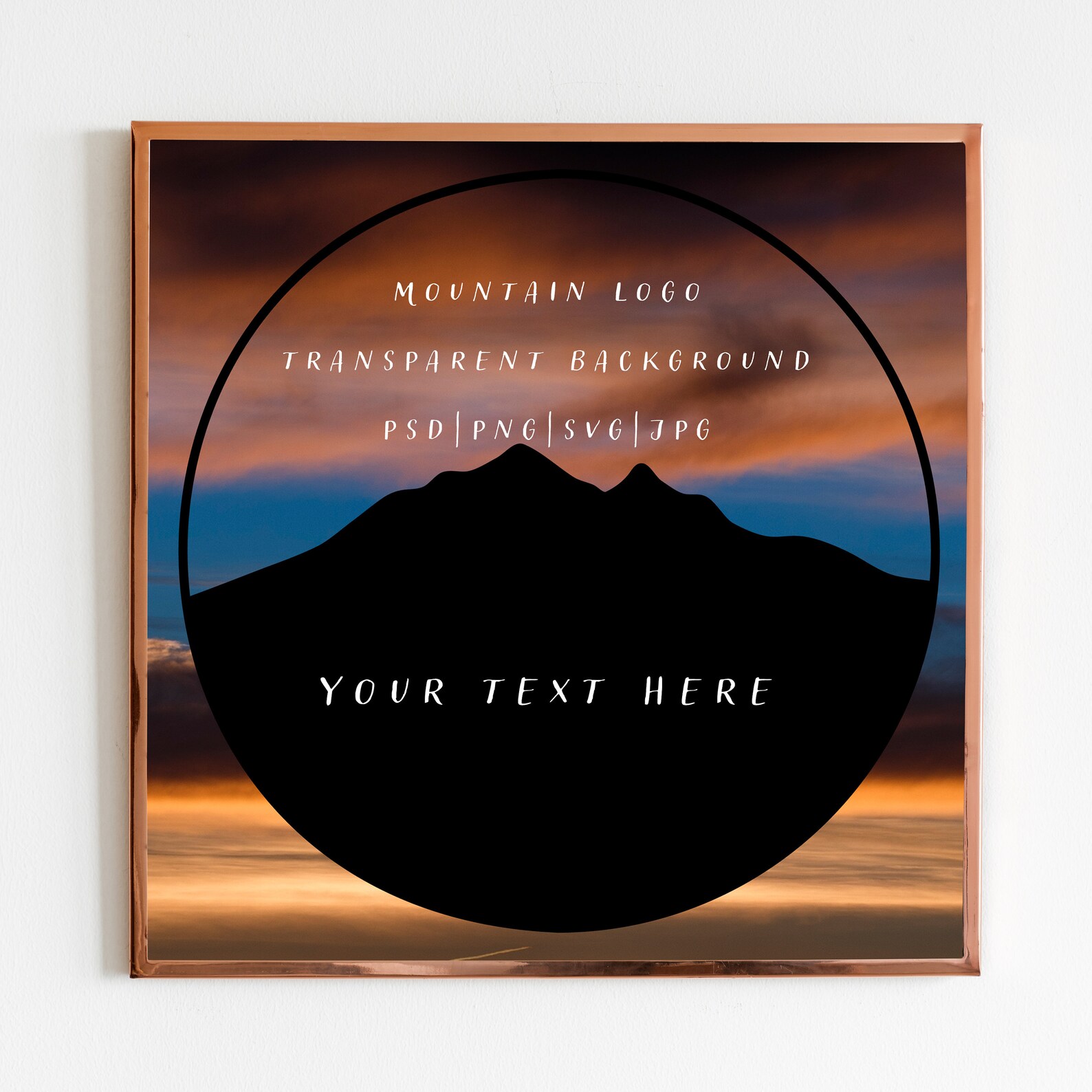 Photography Watermark | Mountain Logo PNG | PSD | SVG | Jpg | Editable ...