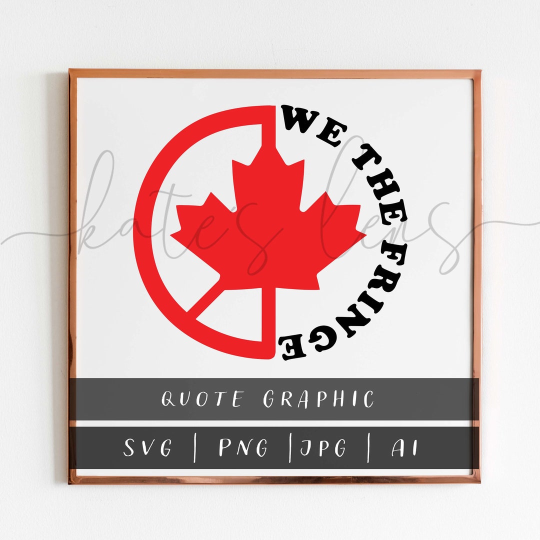 Small Fringe Minority Graphic Decal Sticker Freedom Convoy Canada Anti ...