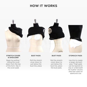 Jkcrafts Complete Dress Form Fitting System - Customise Your Dressmaker ...