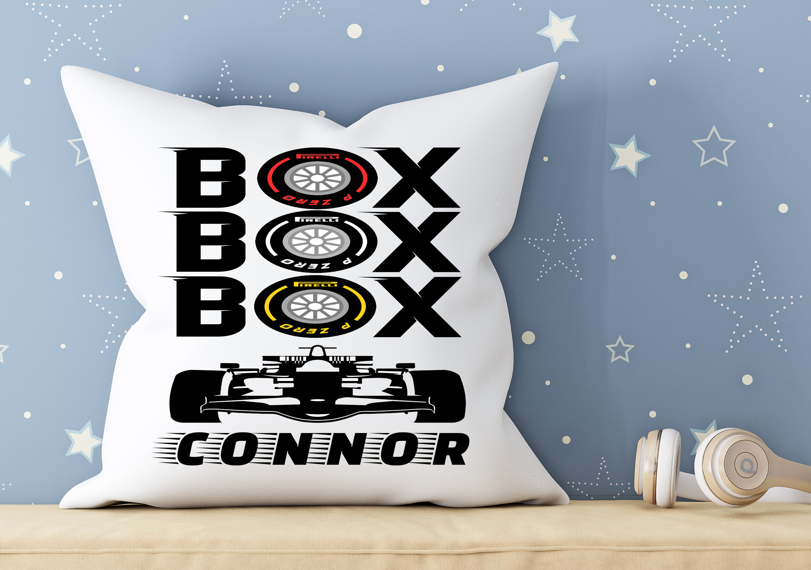 F1 Racing Personalised Cushion Cover | Formula 1 | Gift | Birthday ...