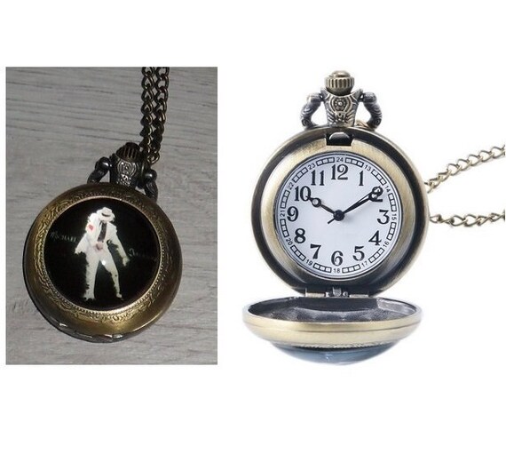 Michael Jackson Singer Pocket Watch | Etsy
