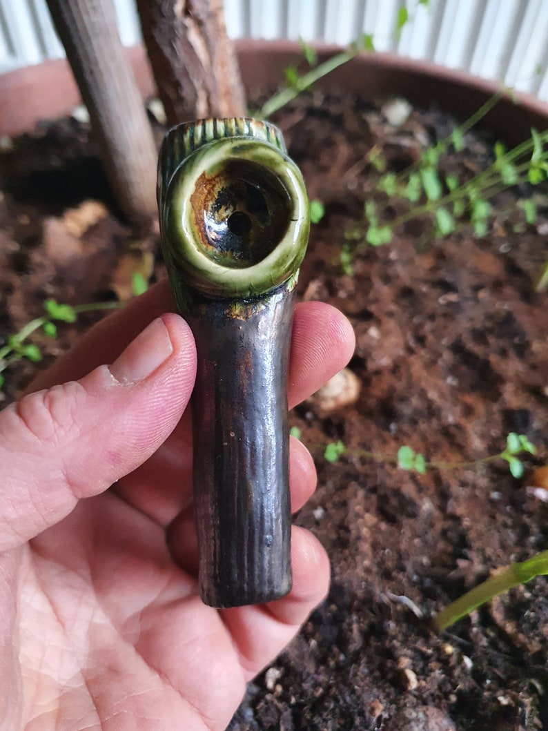 Art & Collectibles ceramic pipe,pipe,Hand made ceramic pipe,ceremonial ...