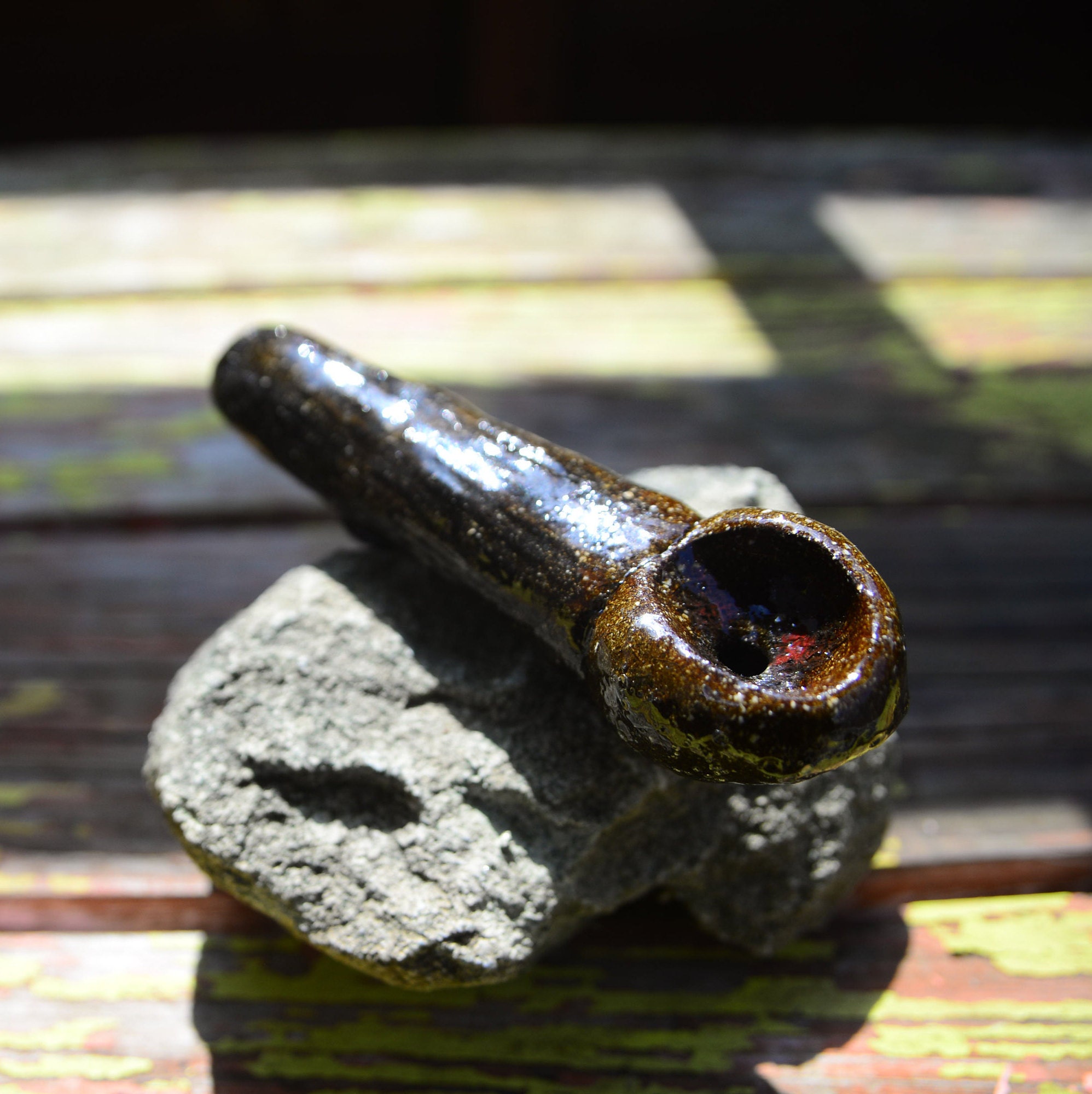 keramik Pfeife fajka ceramiczna. ceremonial pipe Unique ceramic pipe ...