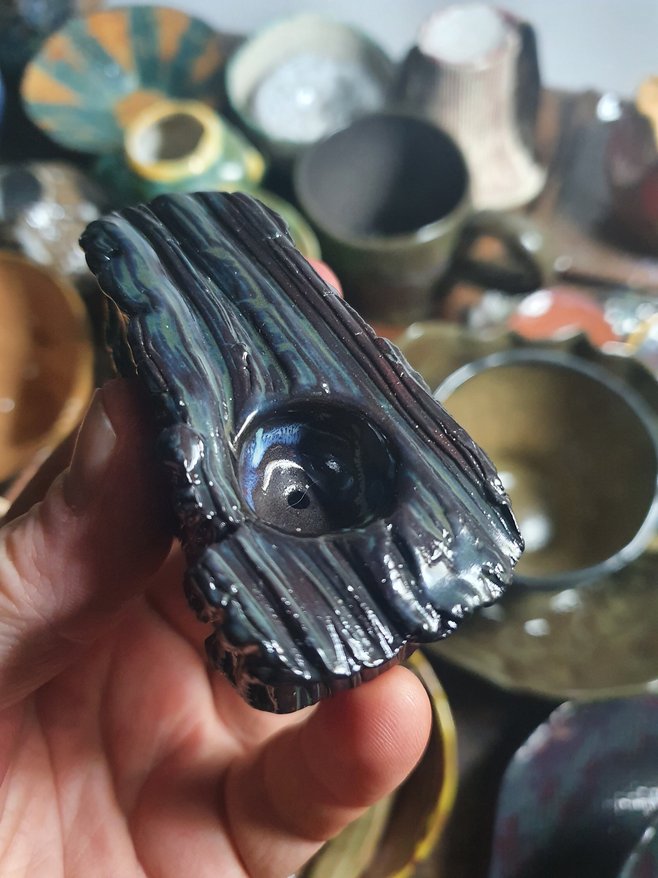 keramik Pfeife fajka ceramiczna. ceremonial pipe Unique ceramic pipe ...