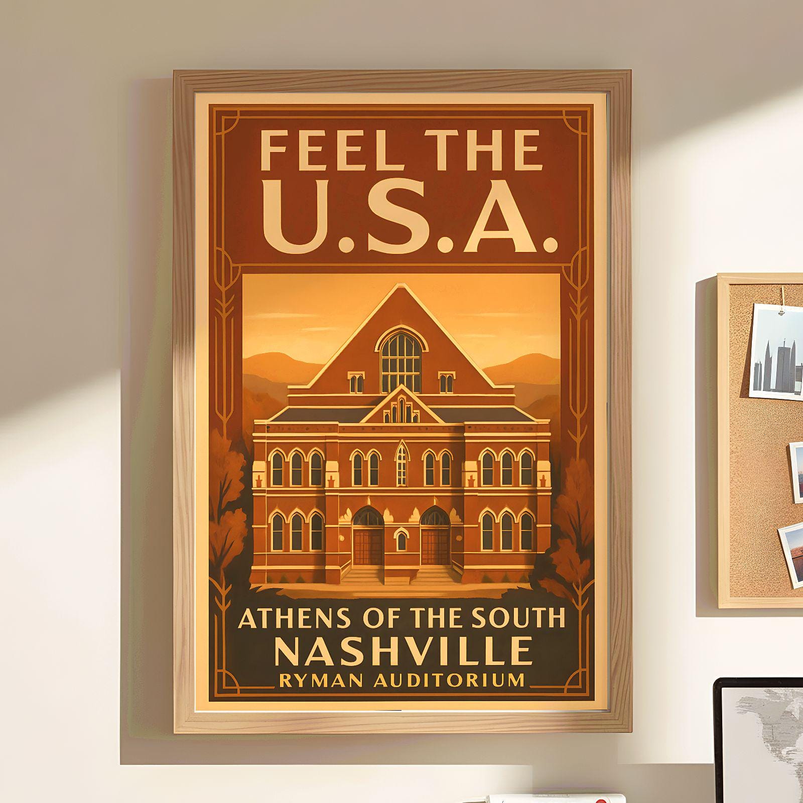 Ryman Auditorium Poster - Vintage Nashville Wall Art - United States ...