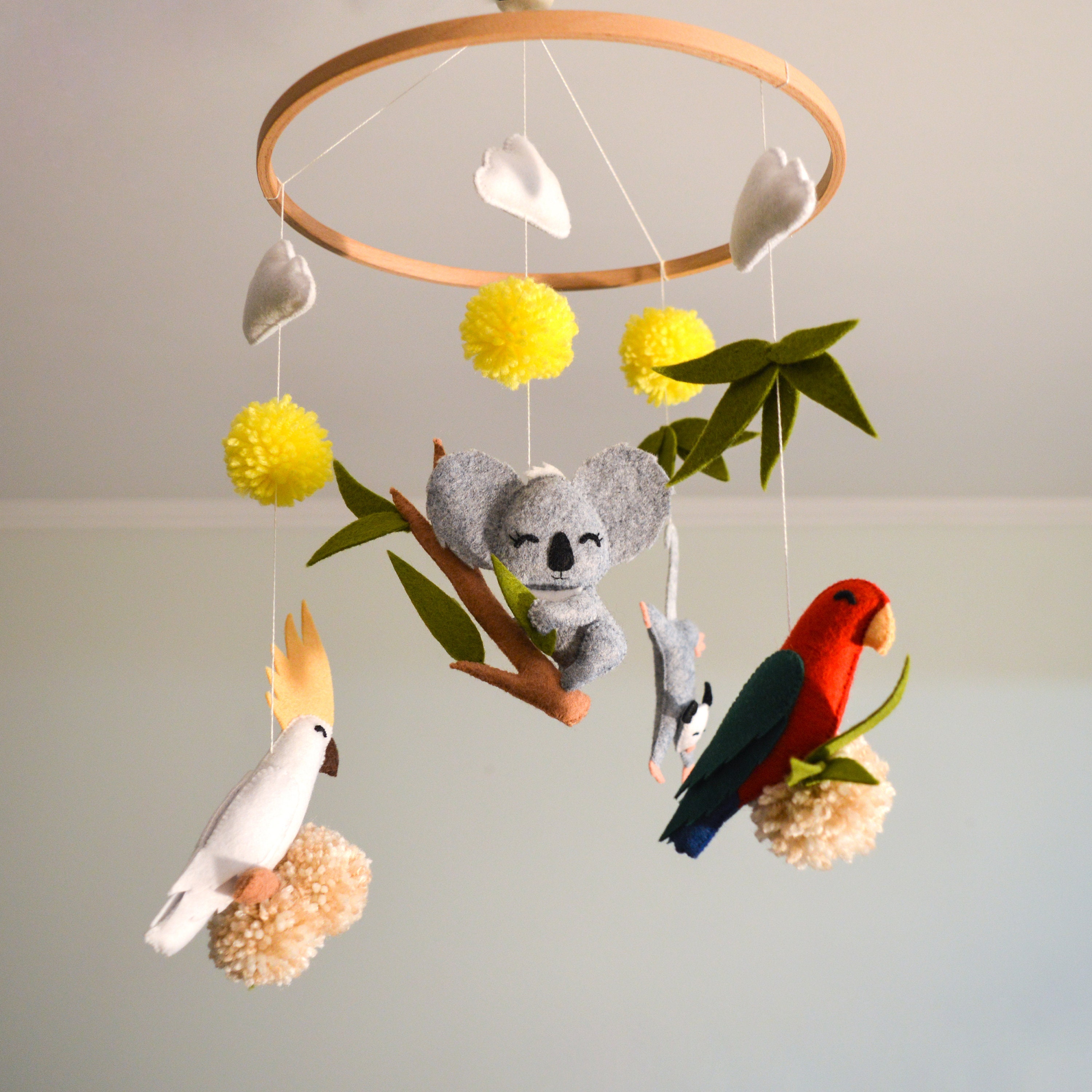 Australian Animals Baby Mobile Animal Mobile Nursery Koala - Etsy Australia