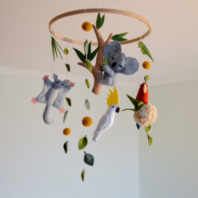 Australian Animals Baby Mobile Koala Hanging Mobile Animal Mobile ...