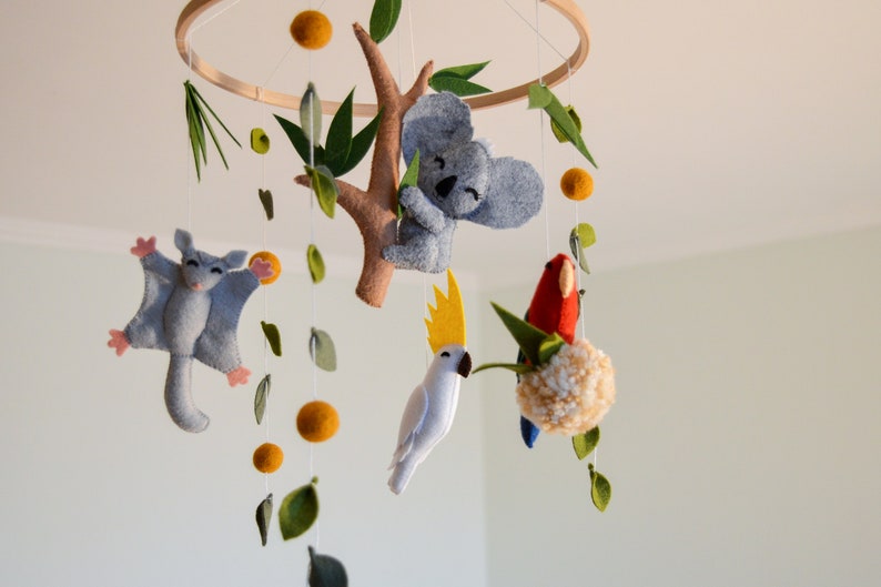 Australian Animals Baby Mobile Koala Hanging Mobile Animal Mobile ...