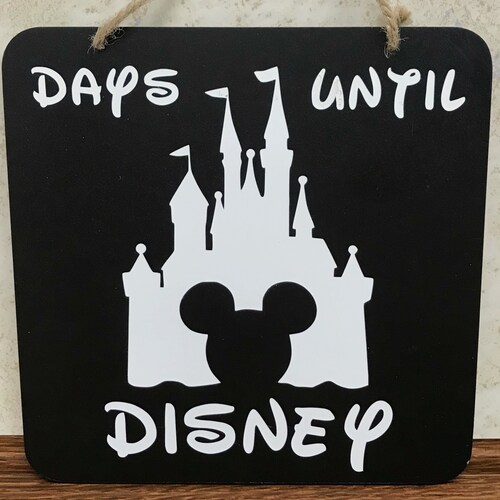 Days Until Disney Script Countdown - Etsy