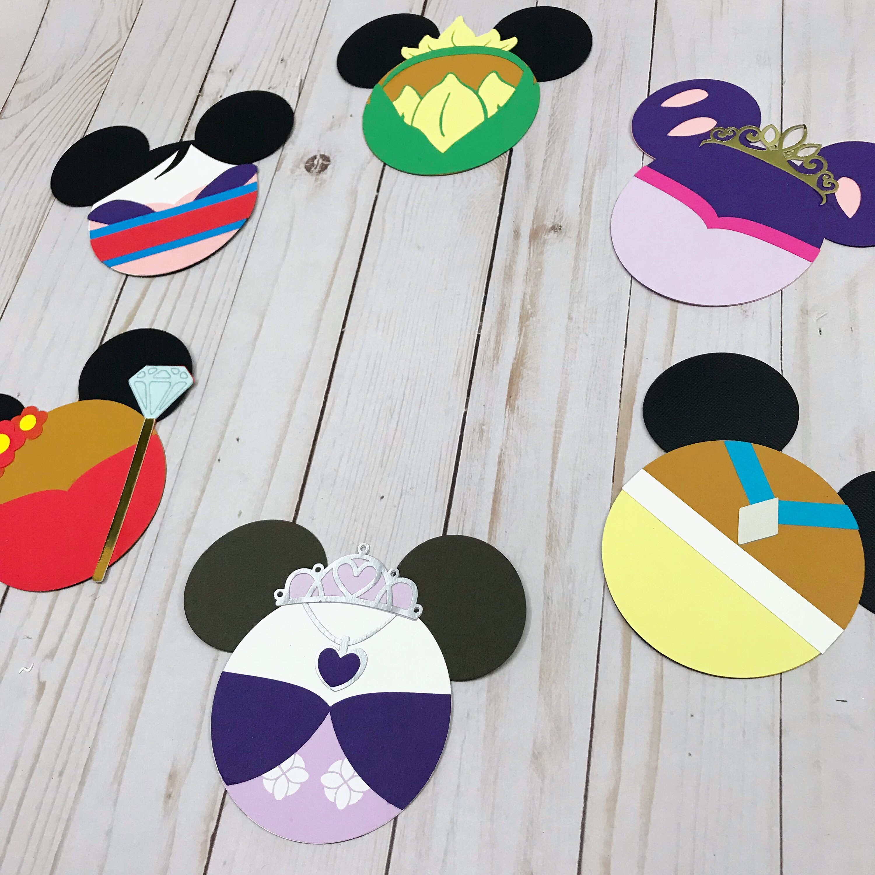 Disney Princesses Mousekeeping Envelopes Set of 6 Money - Etsy