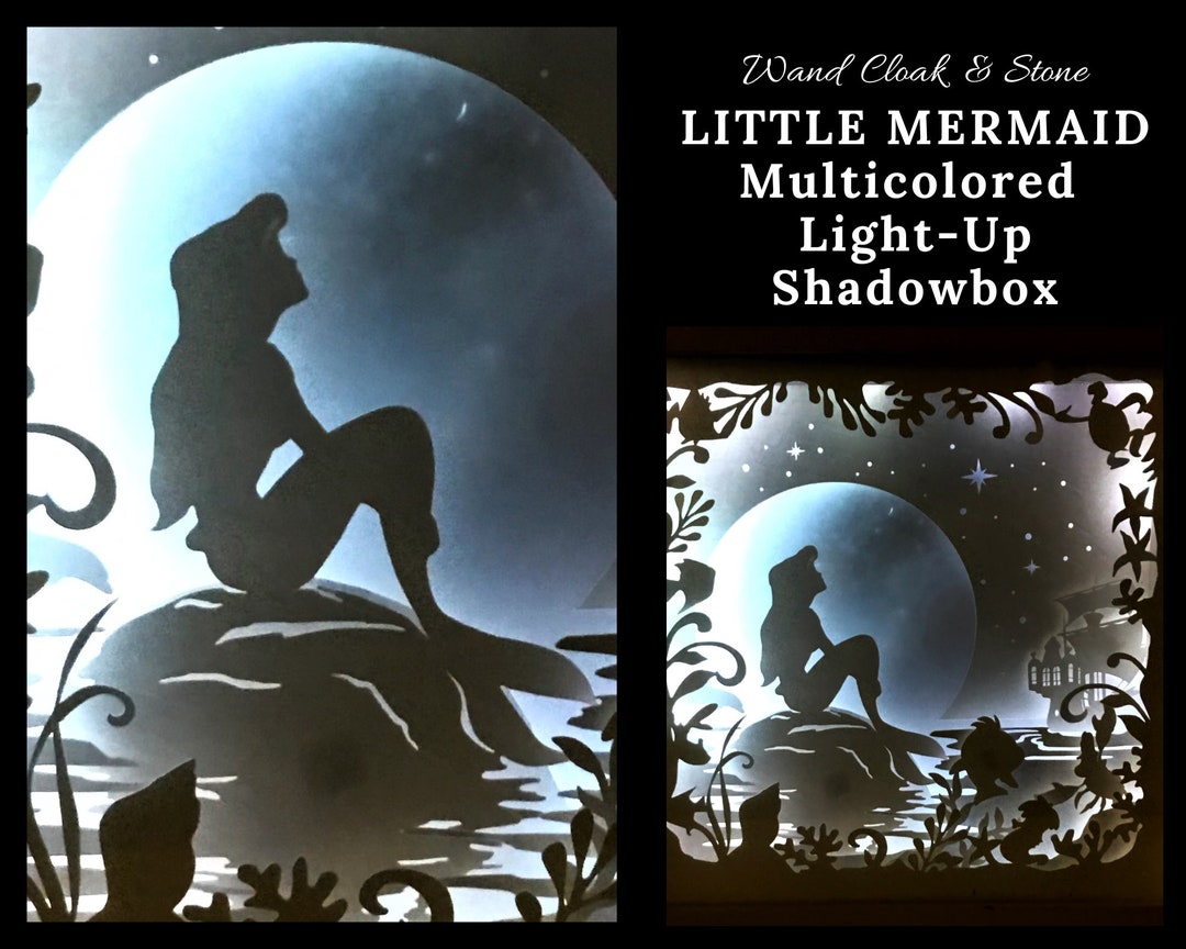Lighted Shadowbox | Nightlight | Shadow Box | Layered Paper Art ...