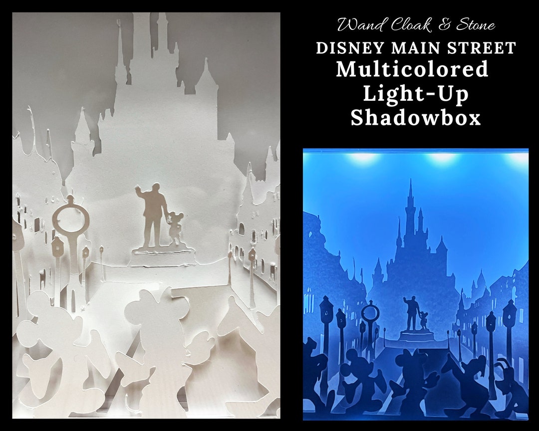 Lighted Shadowbox | Nightlight | Shadow Box | Layered Paper Art ...