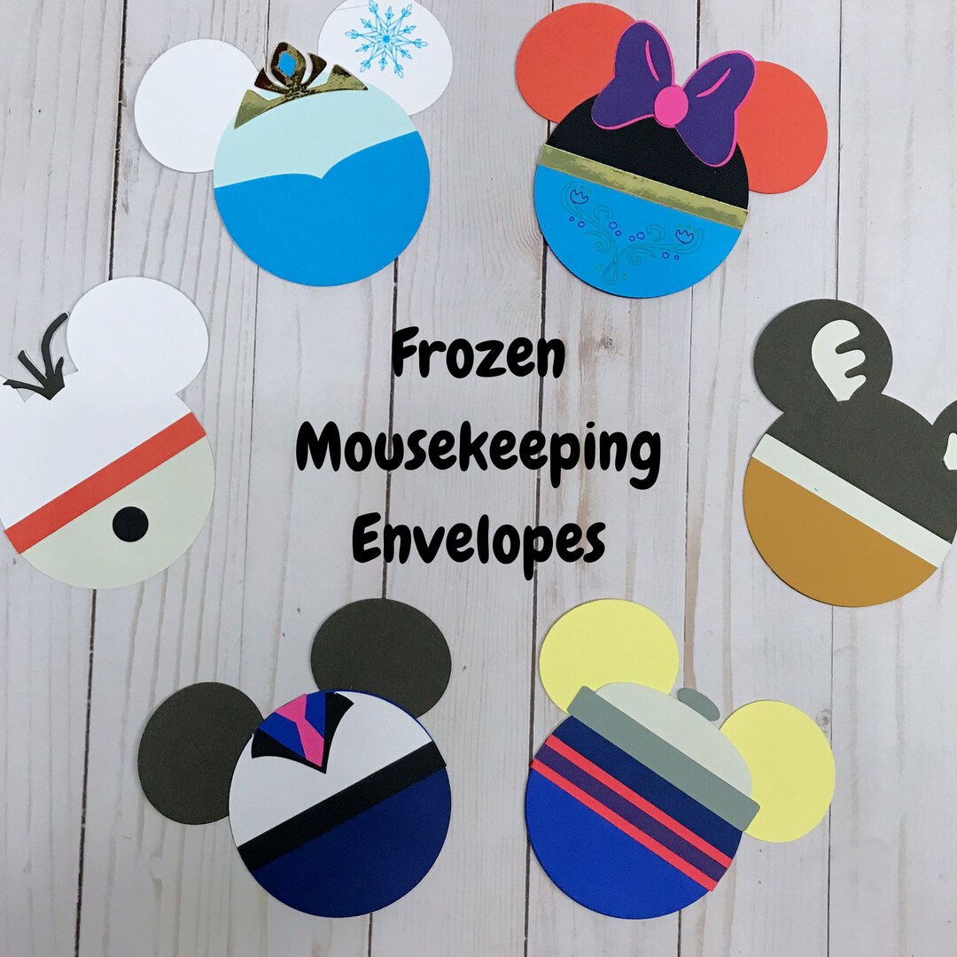 Disney's Frozen Mousekeeping Envelopes | Set of 6 | Money Tip Envelope ...