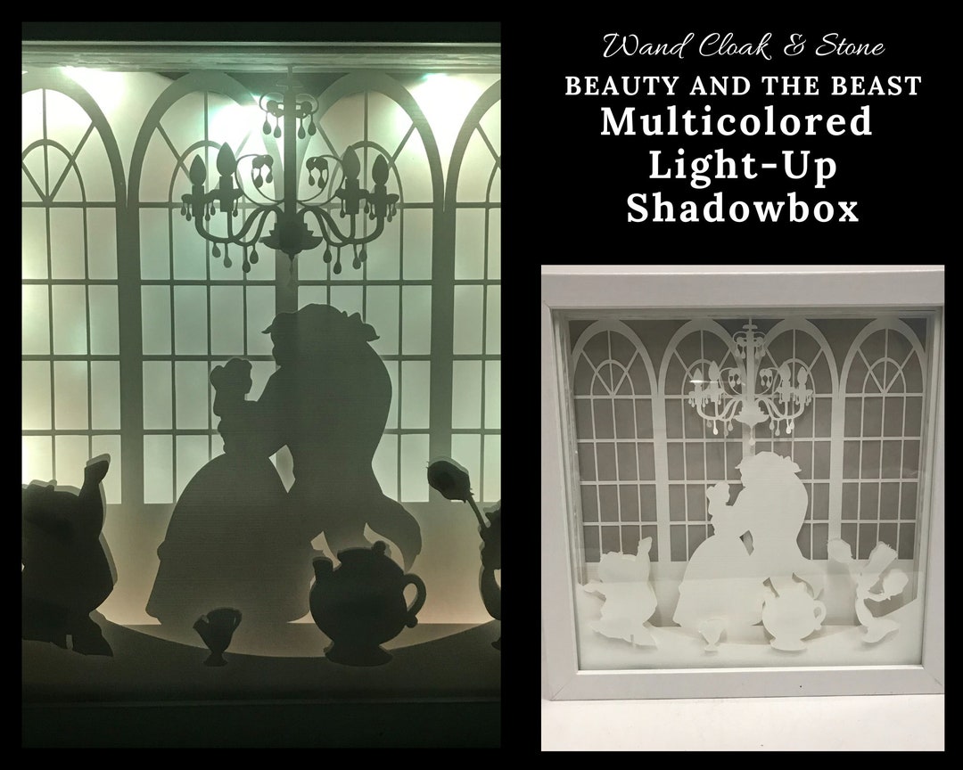 Lighted Shadowbox | Nightlight | Shadow Box | Layered Paper Art ...
