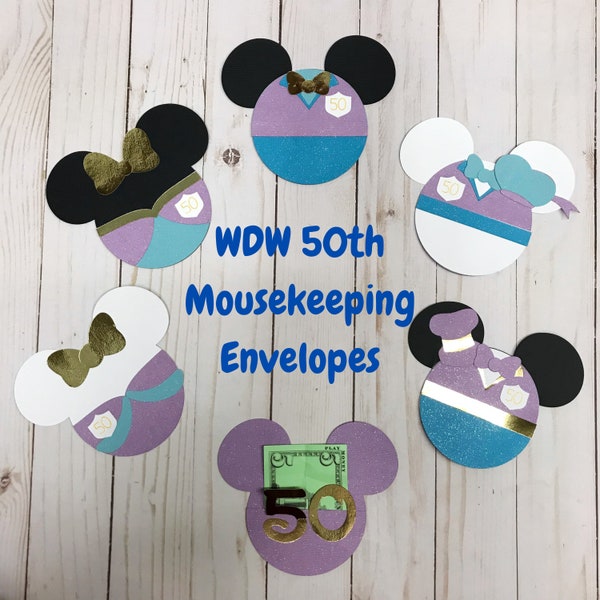 Mickey Mouse Tip Envelopes - Etsy