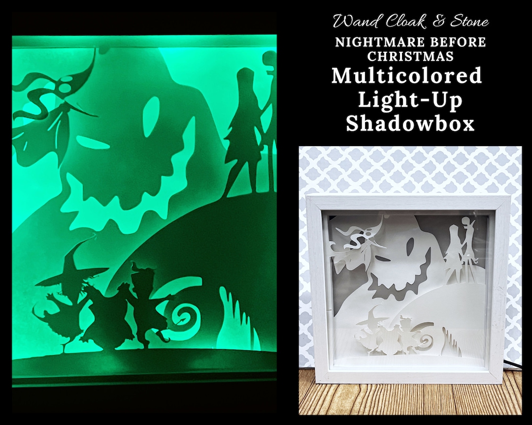 Lighted Shadowbox Nightlight Light Box Shadow Box - Etsy