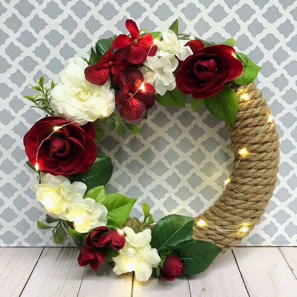 Jute Rope Wreath - Etsy