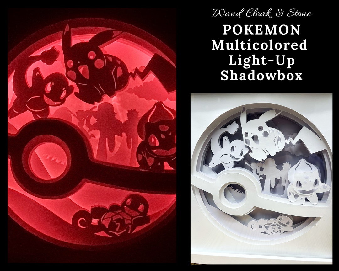 Lighted Shadowbox | Nightlight | Light Box | Shadow Box | Layered Paper ...