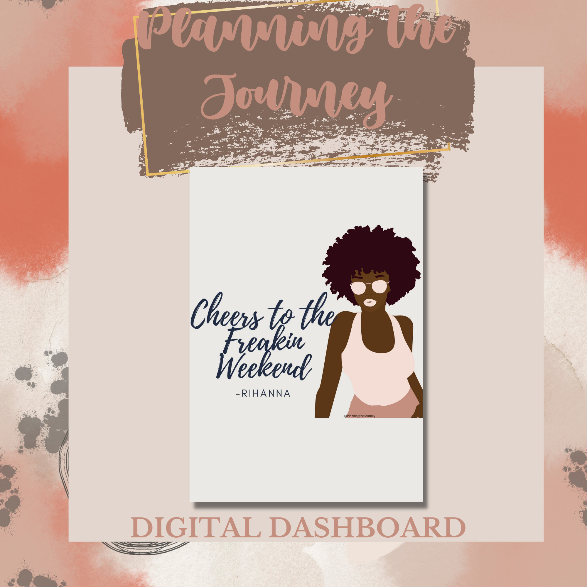 Freakin Weekend Printable Planner Dashboard - Etsy