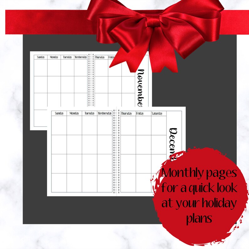 Christmas Planner - Red Truck - Etsy