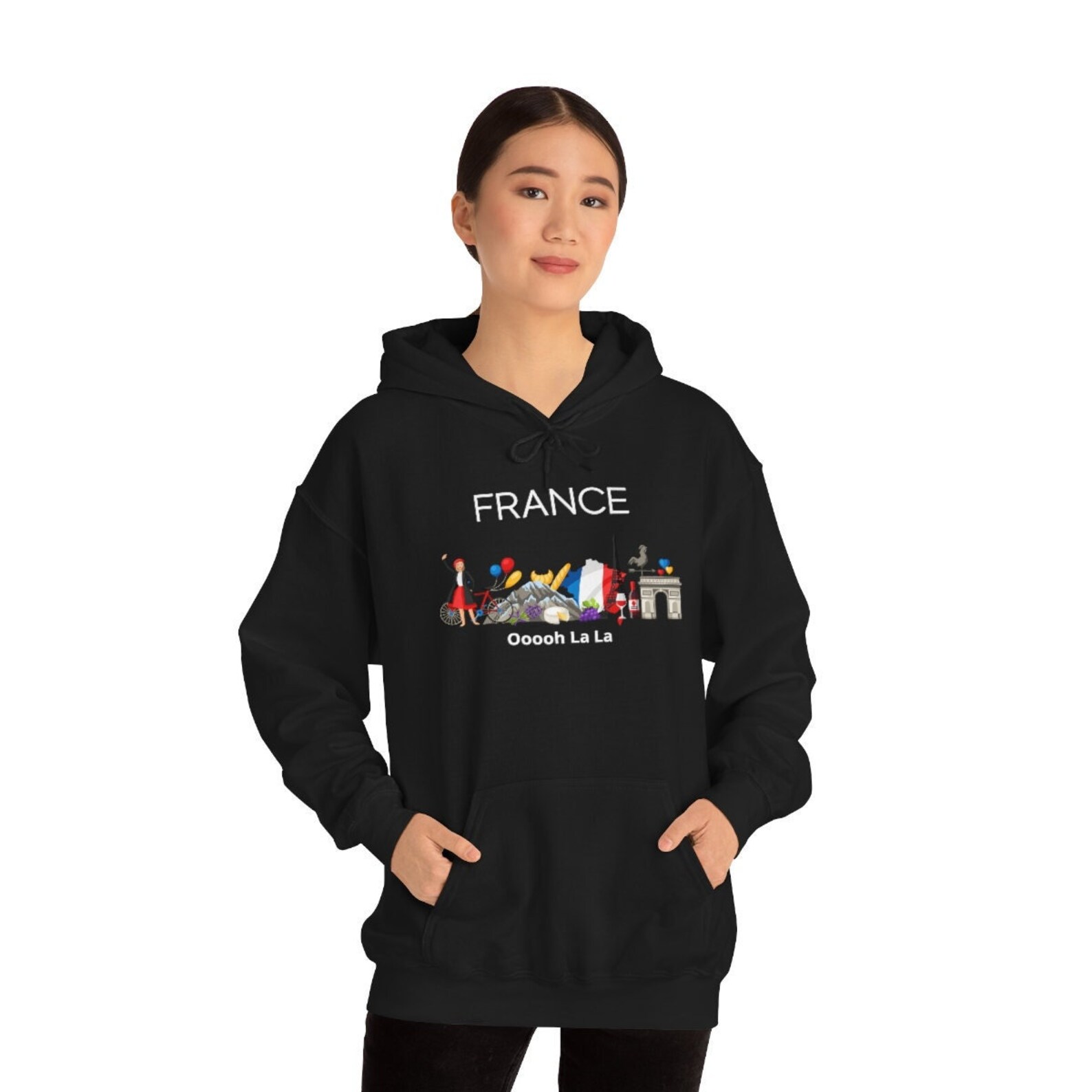 Hoodie, France, French, Tourist Landmarks, Hooded Sweatshirt, the ...