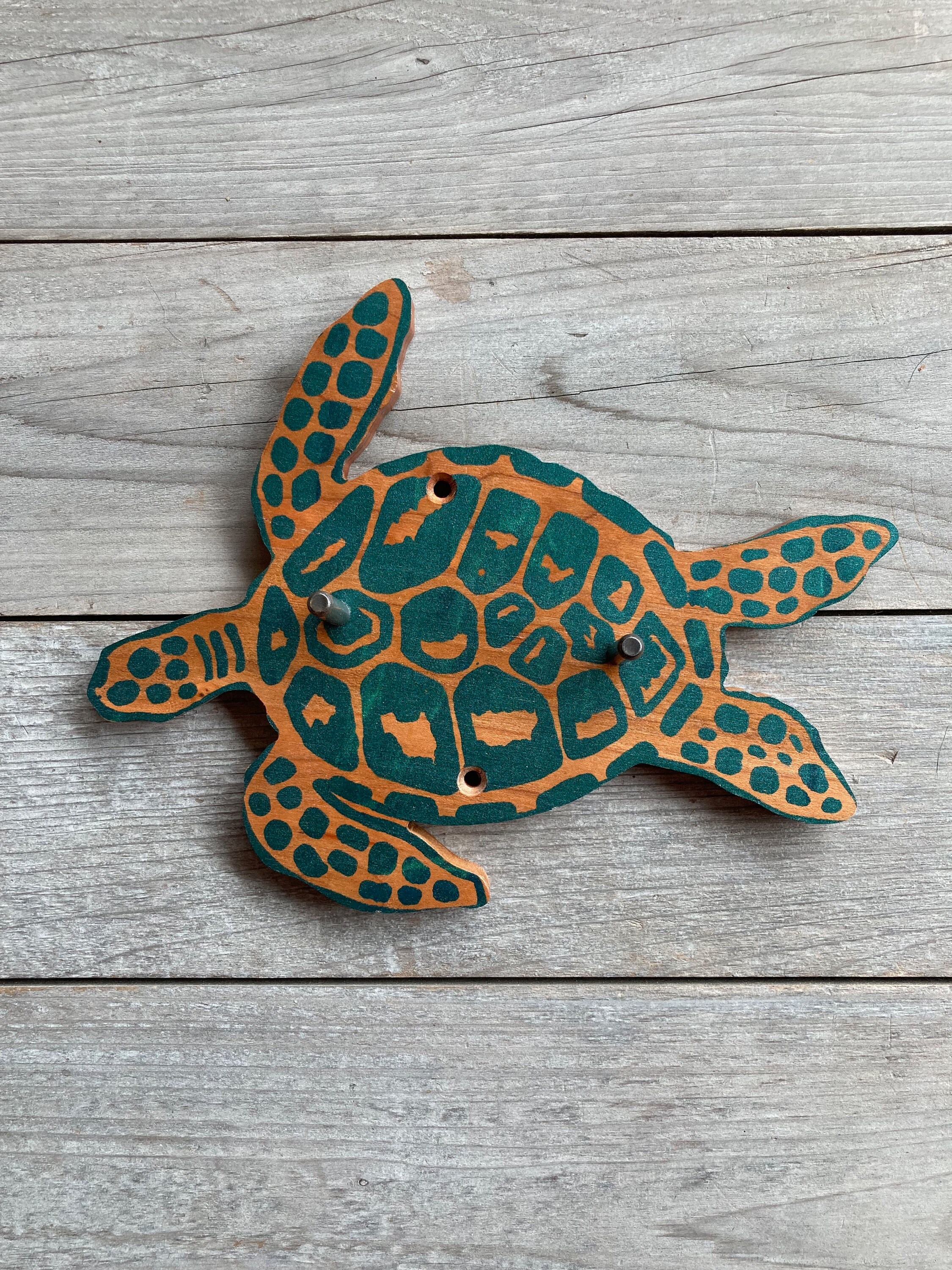 Sea Turtle Hook, Wood Hook, Key Hook, Kids Room Decor, Sea Turtle Gift ...