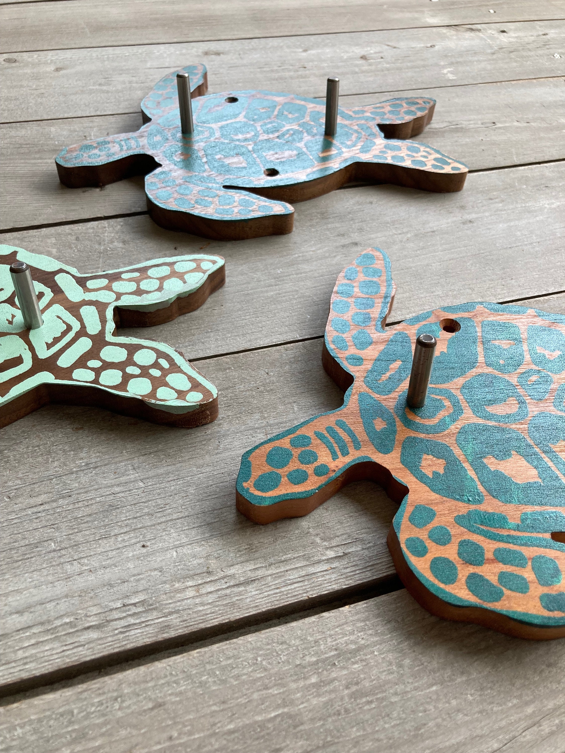 Sea Turtle Hook, Wood Hook, Key Hook, Kids Room Decor, Sea Turtle Gift ...