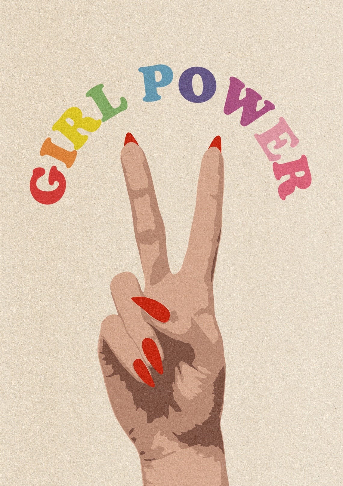Girl Power A4 Print, Feminist Print, Wall Art, Gallery Wall, Feminist ...