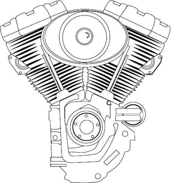 V-8 Motor SVG Files for Cricut V8 Engine SVG Pdf Ai - Etsy Finland