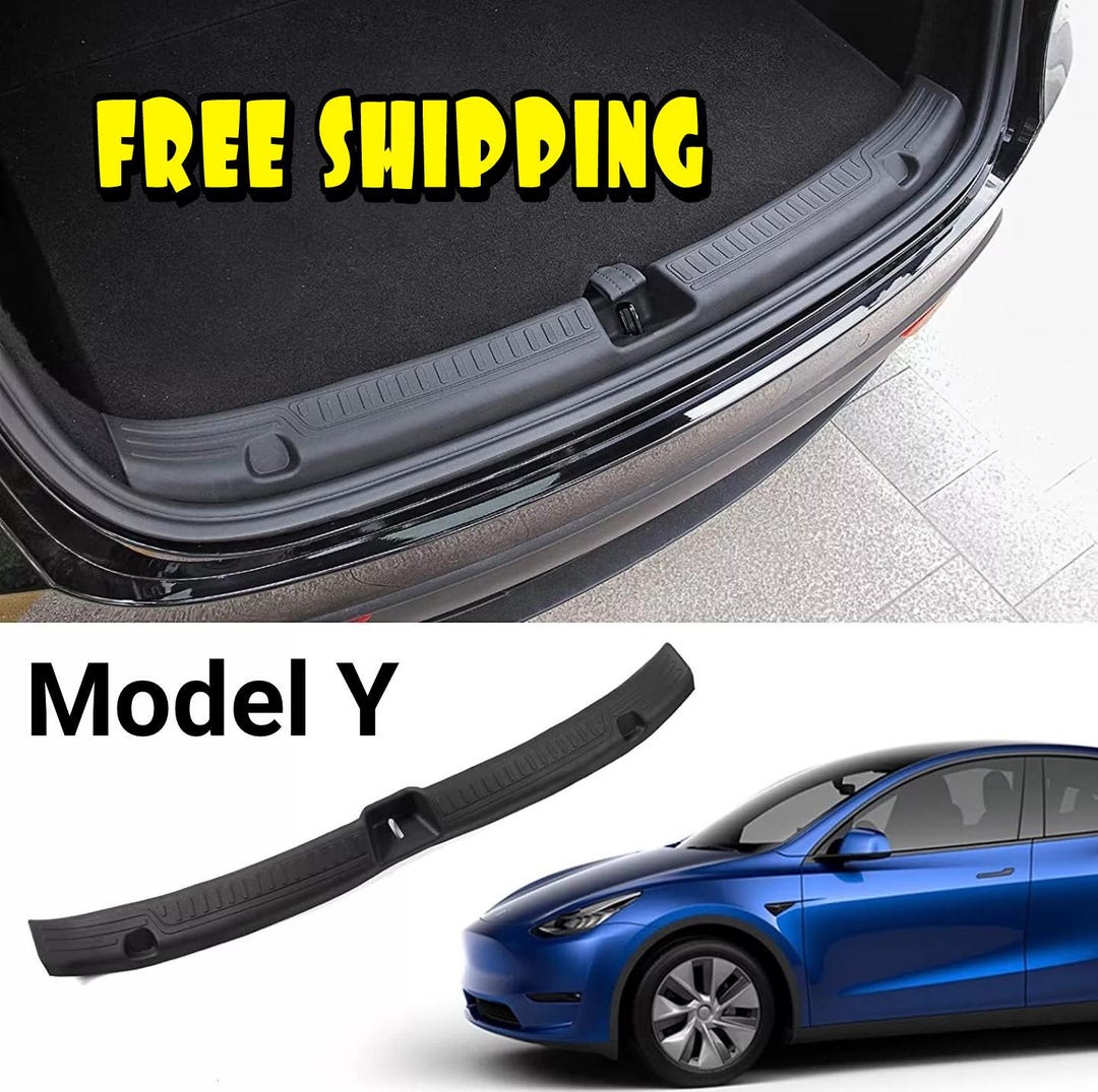 Tesla Model Y Trunk Sill Protector - Etsy