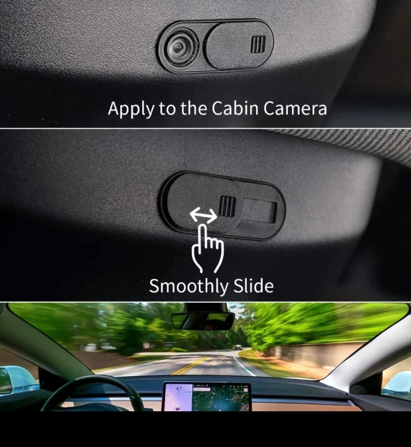 Tesla Model 3/Y Privacy Camera Cover - Etsy