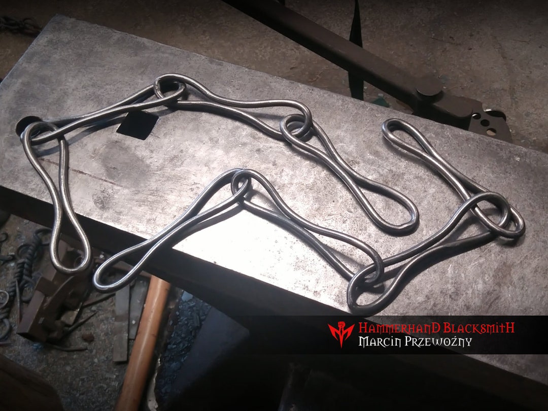 Hand Forged Chain, Medieval, Chain, Iron Chain, Plant Hanger, Lamp ...