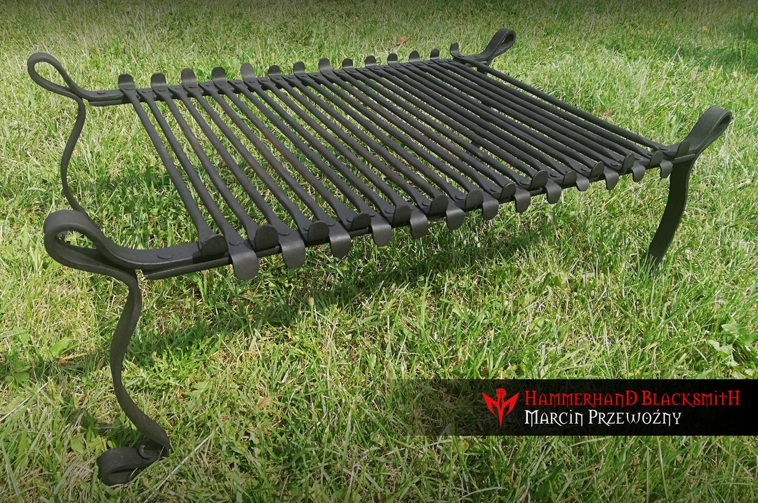 Forged Grate, Medieval Style Grill, Barbecue Accessories, Steel ...